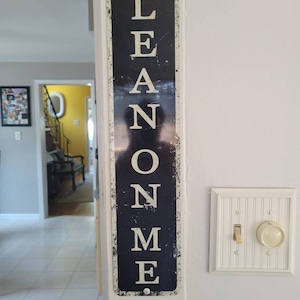 Custom White Rusty Metal Sign Your Text 16 X 24 Inches - Etsy