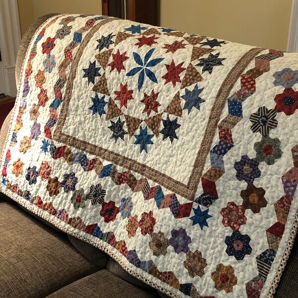 Wall Hanging Quilt, Cabin Wall Quilt, Lake House Retreat, Summer ...