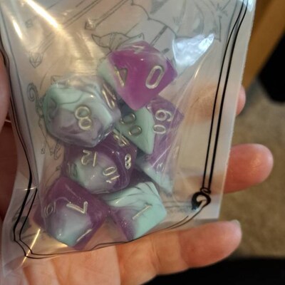 Aether Flow Translucent Dice Set for Dungeons & Dragons - Etsy