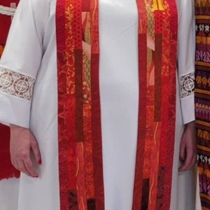 Green Pieced Stole, Ordinary Time Liturgical Stole - Etsy