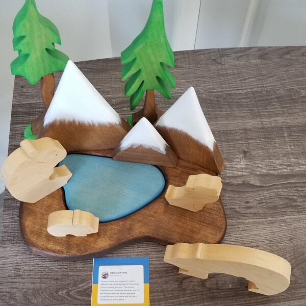 Family of 6 Wooden Family Puzzle Decor,valentines Day, Gift to Parents ...