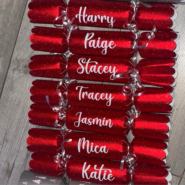 Christmas Personalised Crackers - Etsy UK