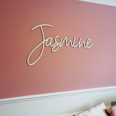 EXTRA LARGE 80cm Decorative Wooden Sign SCRIBBLE Font Wall Art Home ...