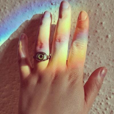 AWAKENING EYE RING// Glass Eye Ring// Eye Jewelry// Evil Eye - Etsy