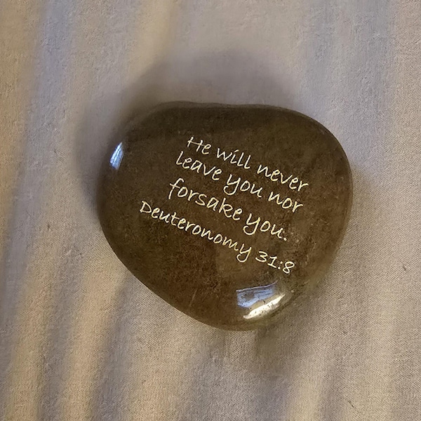 Engraved River Rocks - CUSTOM Scripture Verses - You Choose Your Verse ...