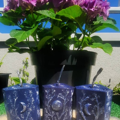 BIG Full Moon Sphere With Face 3D Silicone Mold, Candle Mould, Planet ...