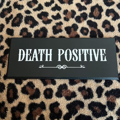 Personalised Gothic Wall Plaque Custom Name/phrase/quotes Witchy Gift ...