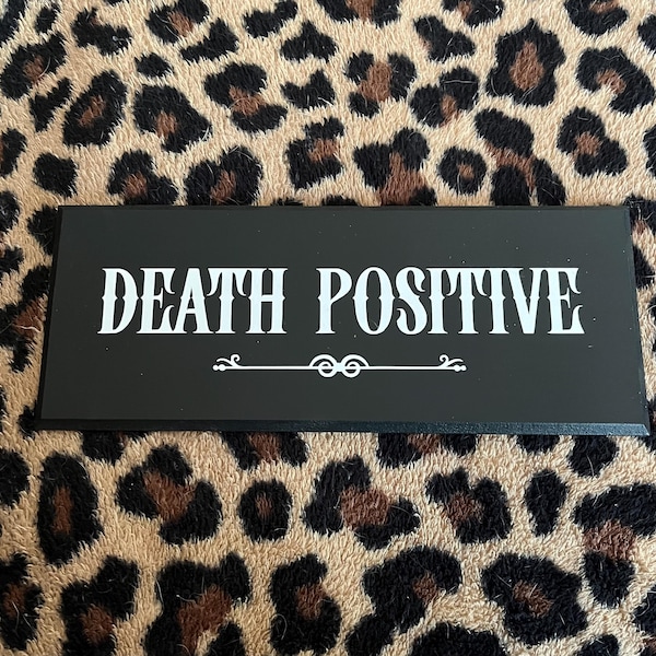 Personalised Gothic Wall Plaque - Custom Name/phrase/quotes - Witchy ...