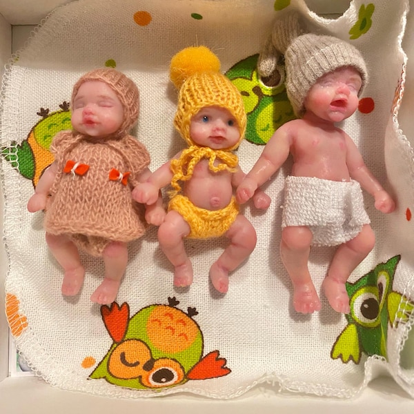 Mini Silicone Baby Doll Girl 6 Inch Catrina, Mini Silicone Babies ...