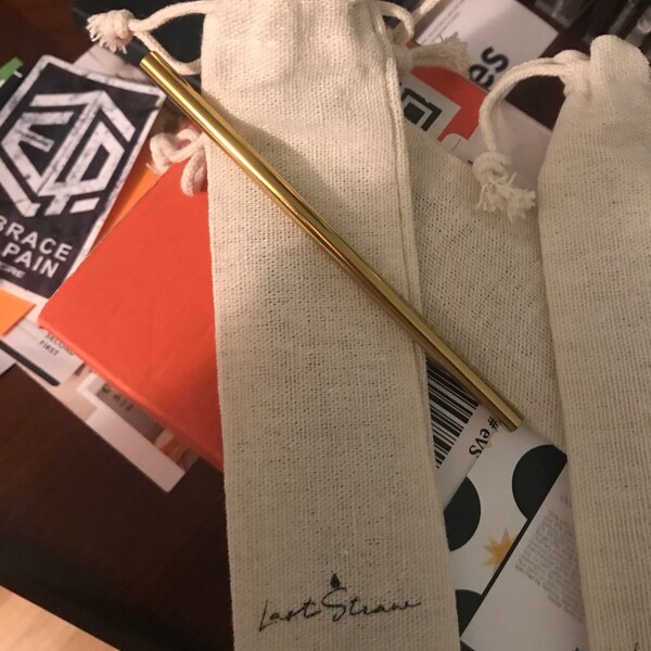 6 Piece Silver Stainless Steel Straw | Silver Metal Straw | Party Straw ...