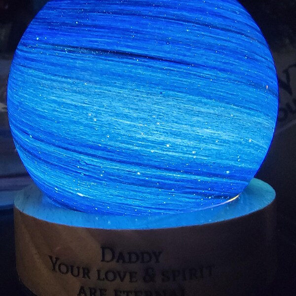 Custom Moon Night Light, Personalized Lunar Memorial Gift the Night We ...