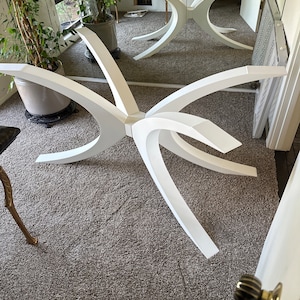 Modern Spider Shape Metal Table Base for Marble, Glass, Wood Top ...