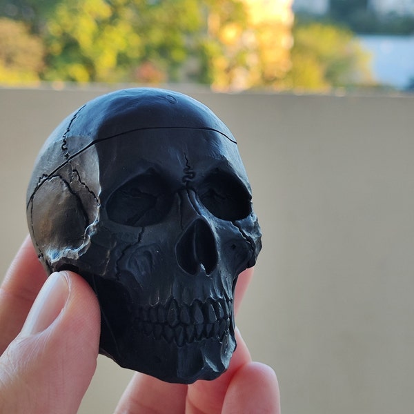 Gothic Skull Ring Box Unique Engagement Jewelry Box Handmade Proposal ...
