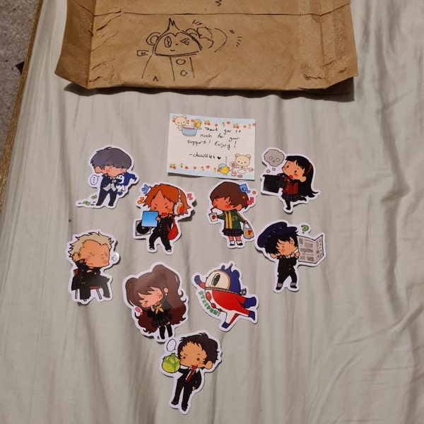 Persona Cast Stickers - Etsy