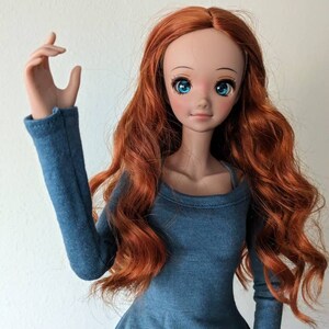 Irregular Hem Dress PATTERN for Smart Doll. Step by Step Tutorial. Doll ...