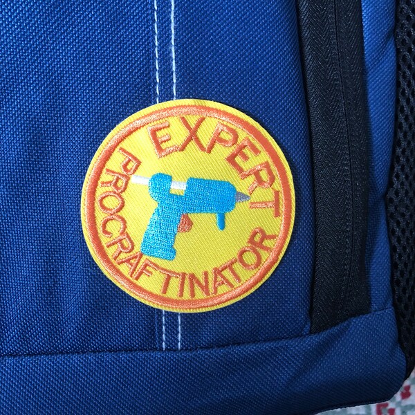 Round Popular Patches 6 DIFFERENT DESIGNS Embroidered Sew on / Iron on ...