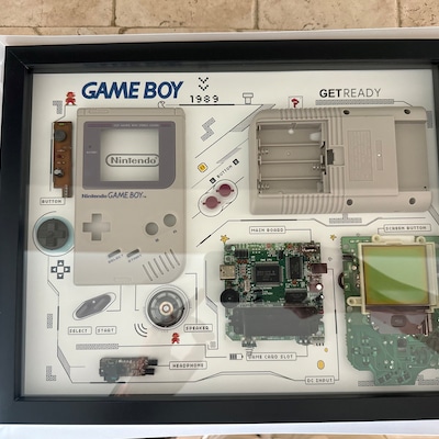 Disassembled Gameboy With Frame, Disassemble Art, Gameboy Teardown ...