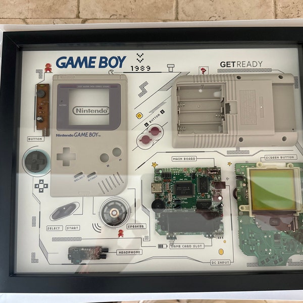 Disassembled Gameboy Advance Frame, Disassemble Art, GBA Teardown ...