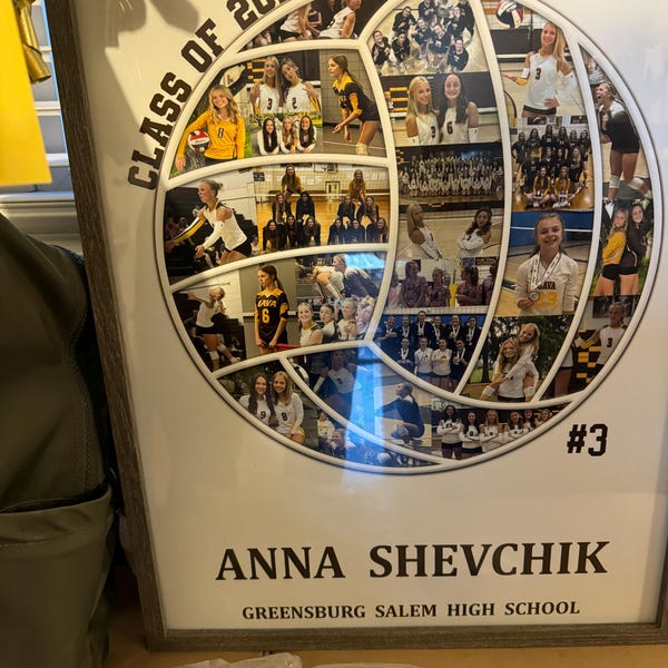 Cross Country Photo Collage, Track Collage, Senior Athlete Gift, Runner ...