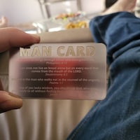 Man Card - Individual Card - Etsy