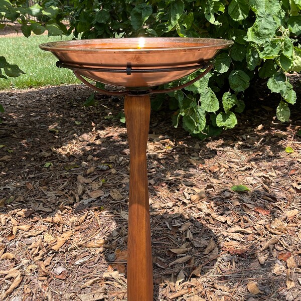 Pure Copper Bird Bath - Etsy