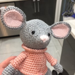 Amigurumi Crochet Pattern Albert the Mouse ENGLISH ONLY - Etsy