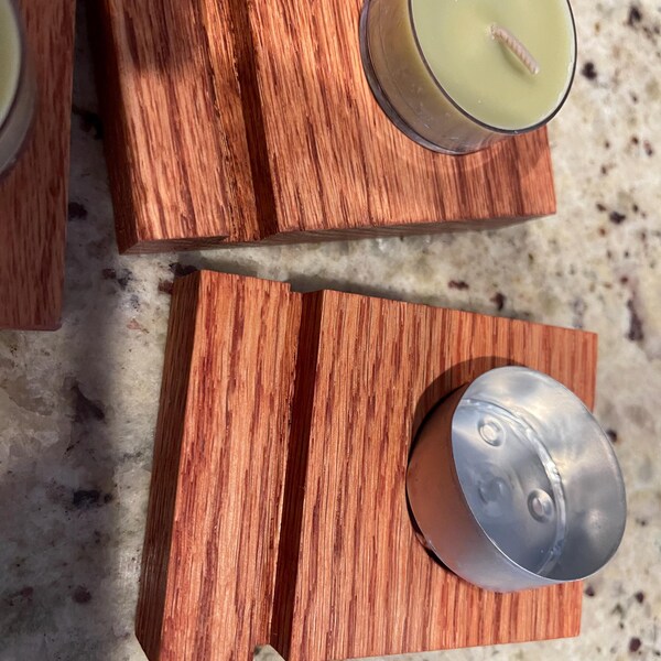 Double Groove Oak Wood Display Stands for Fused Glass and Stained Glass ...