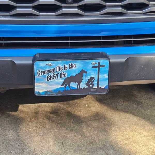 Blood Spatter Scream Queen Halloween Horror Personalized License Plate ...