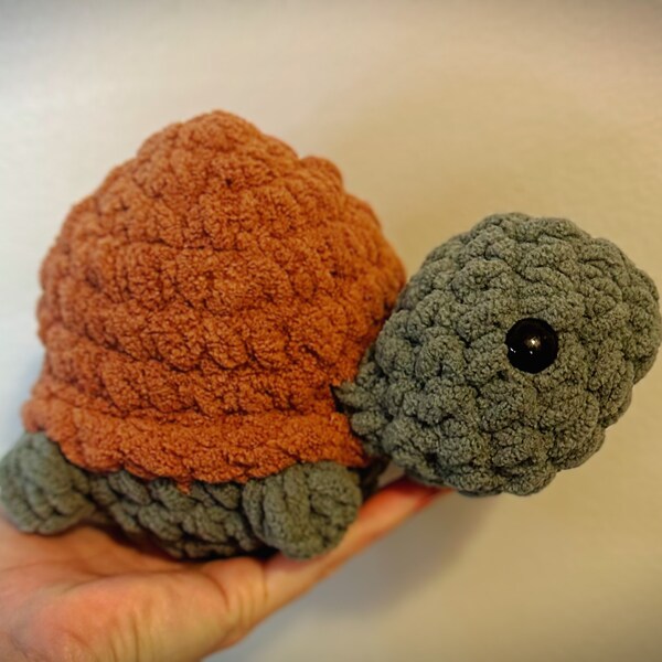 No-sew Turtle Crochet Pattern. No Sew Amigurumi Turtle. Mini Crochet ...