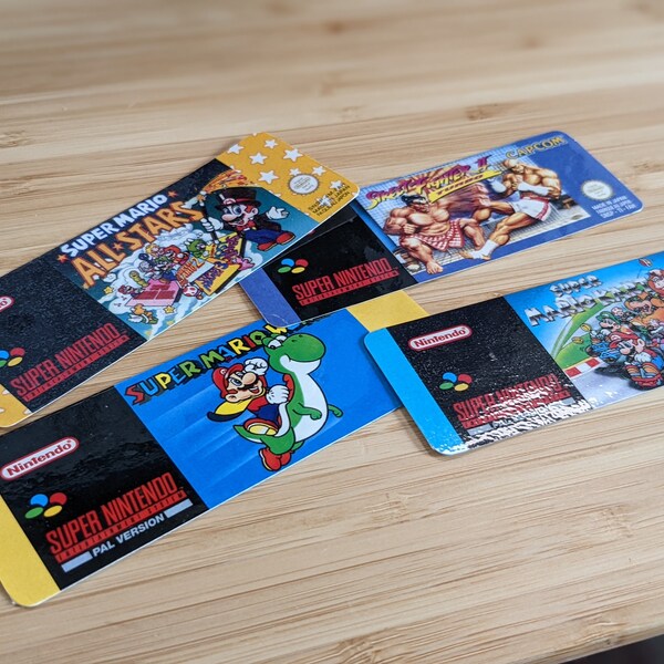 NES Label: Super Mario Bros. - Etsy