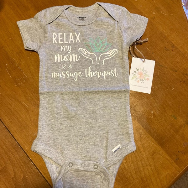 Relax My Mom is a Physical Therapist Onesie® | Baby Onesie® | Baby Boy ...