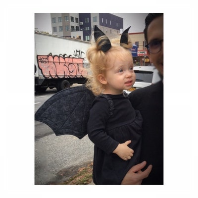 Black Distressed Bat Wings// Wearable Bat Wings for Kids// Bat Wings ...