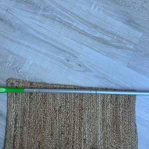 Handmade Natural Jute Yellow Rug, Hand Woven Jute Rug Yellow Color ...