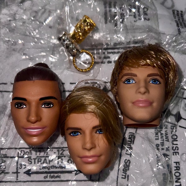 Fashion Doll Heads for Rerooting for Custom for Realistic Full Lips Big ...