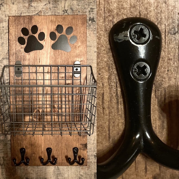 Personalized Wooden Dog Leash Holder Sign for Pet Parents - Etsy