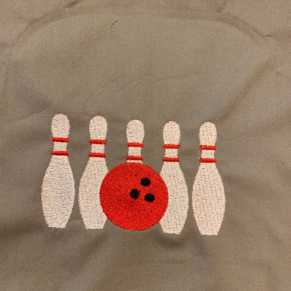 Bowling Machine Embroidery Design - 3 Sizes - Etsy
