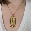 Egyptian Thoth Cartouche Necklace,egyptian Hieroglyphs Customizable ...
