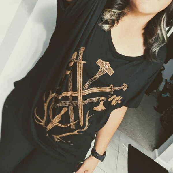 Medieval Weapons BANDANA, Scarf/handkerchief, Black Metal Dungeons ...