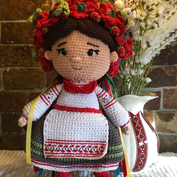 Crochet Pattern PDF. Amigurumi Toys Patterns. Ukrainian Doll Crochet ...