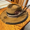 Cody: Steer Skull & Aztec Made to Order Handcrafted Burned Wide Brim ...
