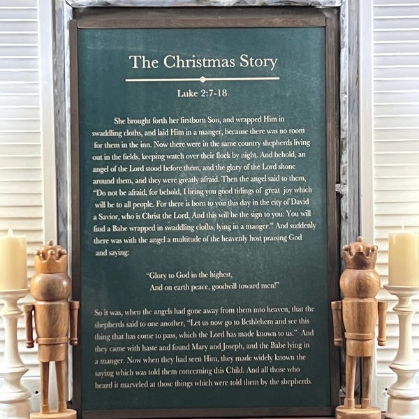 The Christmas Story Framed Wood Sign | Holiday Decor | 372 - Etsy