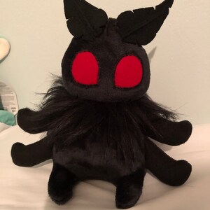 Moth Plush Black and Red made to Order | Etsy