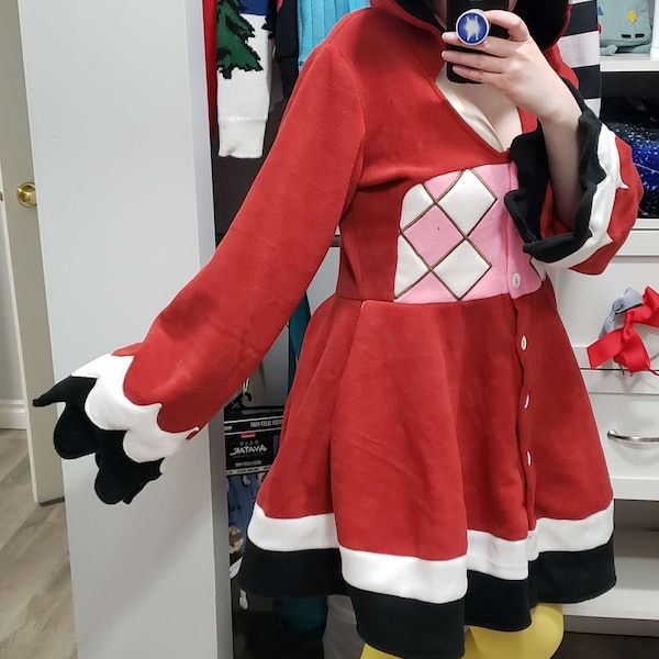 Celeste Inspired Kigurumi Dress Handmade Fleece Animal Crossing Cosplay ...