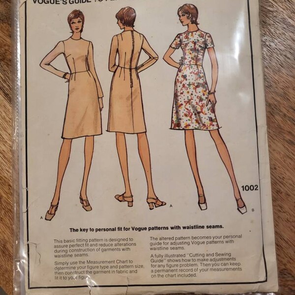 Vintage 1970's Mini Dress and Smock Pattern---simplicity 9800---size 8 ...