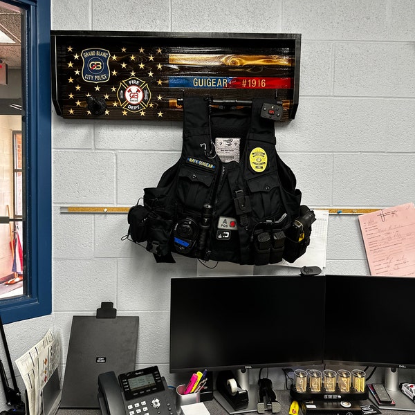 Natural Stars, Black Union, Gear Rack. Every Rack Includes 1 Duty Belt ...