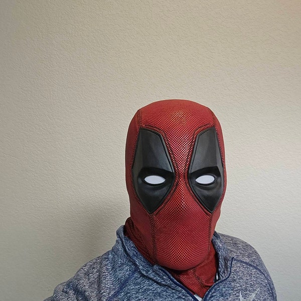Deadpool 3 Style Halfshell Costume Cosplay Mask With Screen Printed ...