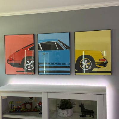 Porsche 911 992 Color Codes Set of 3 Prints Original Wall Art Poster ...