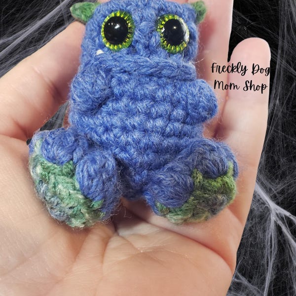 Pocket Worry Monster Crochet Pattern PDF - Etsy