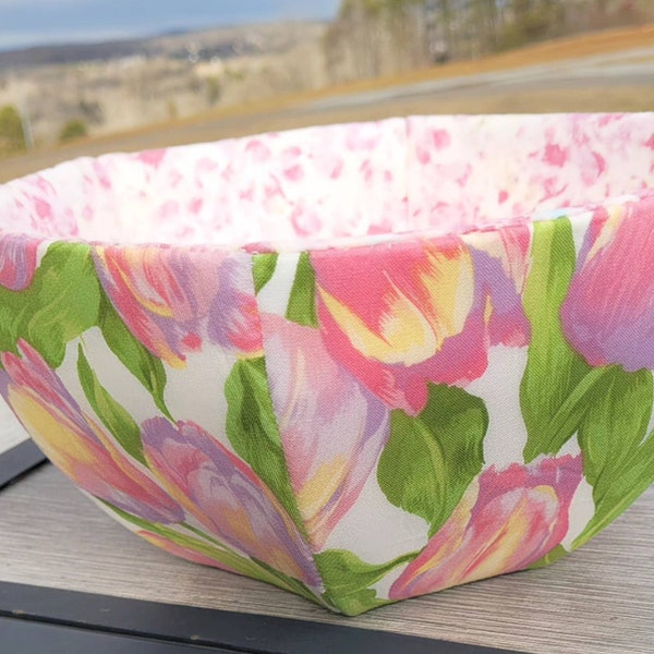 Fabric Bowl Patterns Printed, EPP Fabric Bowl, EPP Bowl Pattern, How to ...