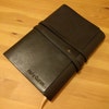 A5 Leather Personalised Notebook Leather Traveler's Journal Refillable ...